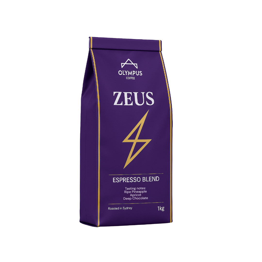 Zeus Blend – Organic Arabica Espresso Coffee | Olympus – OLYMPUS COFFEE